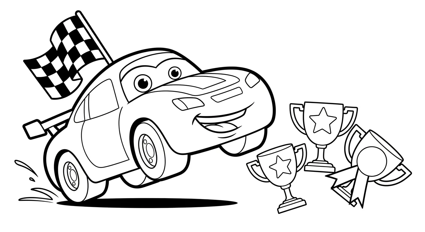 24 Bold Race Car Coloring Pages for High Energy Fun