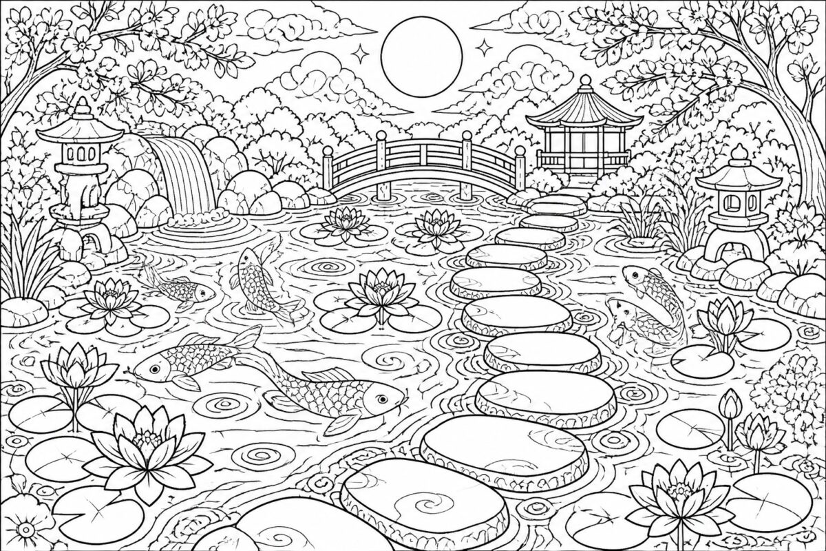 20 Calming Coloring Pages for Adults That Melt Stress Away
