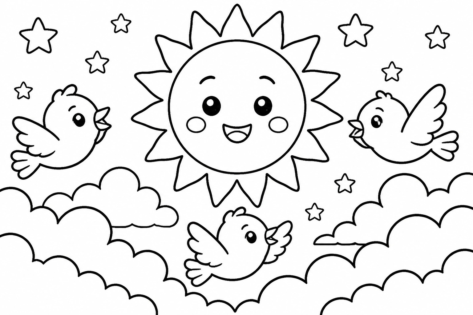 22 Easy Printable Coloring Pages for Quick Creative Breaks