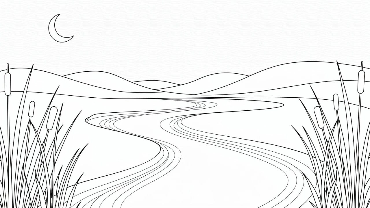 24 Minimalist Coloring Pages for a Calm Creative Reset